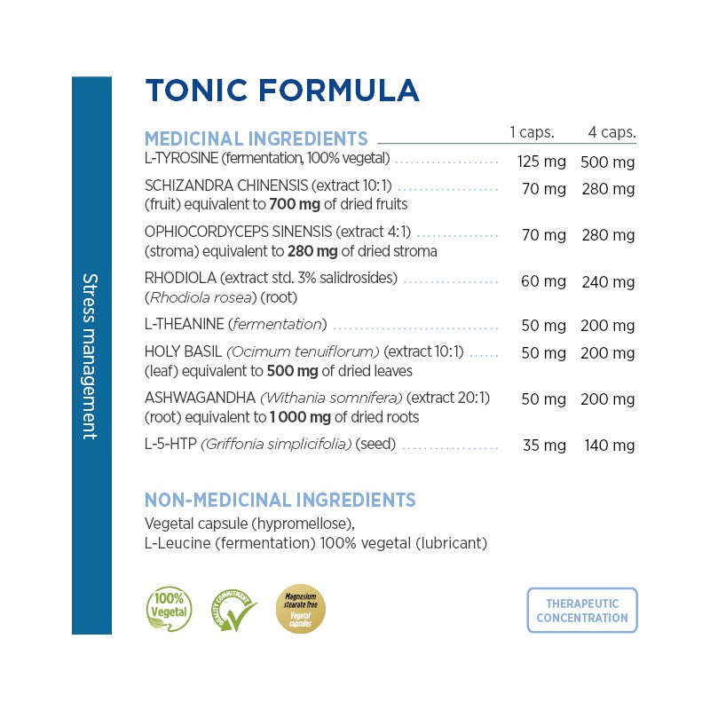 Tonic Formula 60 Capsules